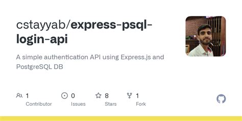 github cstayyab express psql login api a simple authentication api using express js and