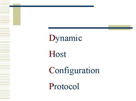 Rfc 2131 Dhcp Dynamic Host Configuration Protocol Definitions