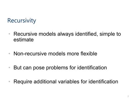 Recursive And Non Recursive Models Pptx