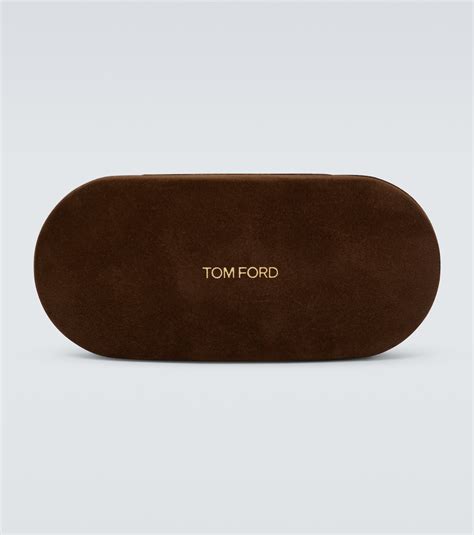 Barron Logo Square Sunglasses In Red Tom Ford Mytheresa