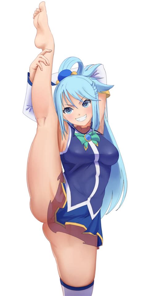 Rule 34 Absurdres Aqua Konosuba Blue Eyes Blue Gemstone Blue Hair