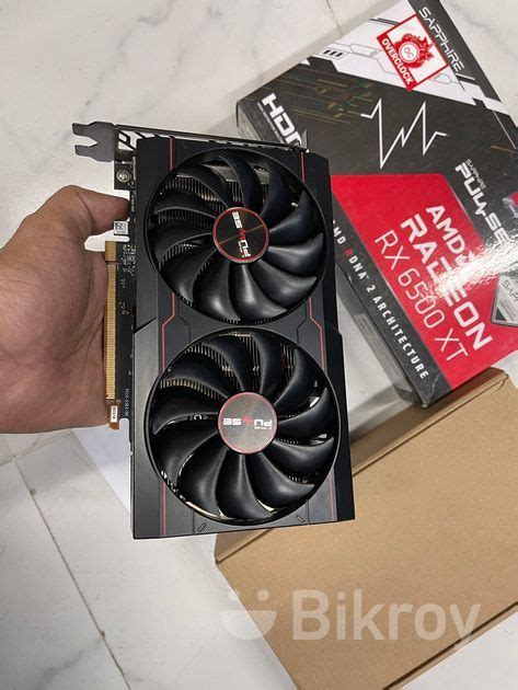 Sapphire Pulse Rx 6500xt 4gb Ddr6 Hugh Gpu Warranty For Sale In Mirpur Bikroy