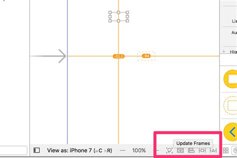 Xcode Xcode 81 から Auto Layout の Update Frames が簡単になりました Developersio