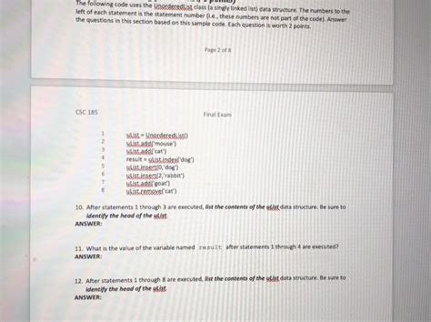 Solved The Following Code Uses A Deque Data Structure The