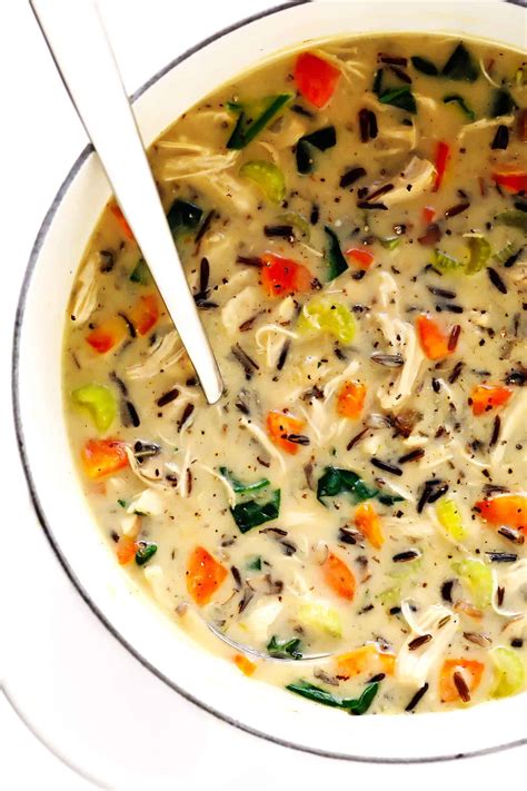 Chicken And Wild Rice Soup Recipe Creamy Chicken And Wild Rice Soup