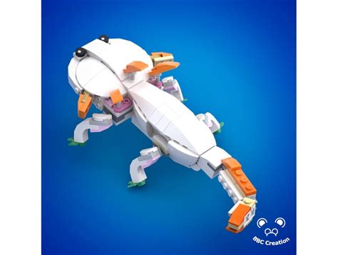 Lego Moc Axolotl By Bbchai Rebrickable Build With Lego