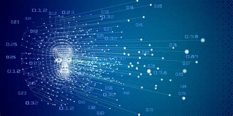 Big Data Artificial Binary Background Futuristic Linear Intelligence