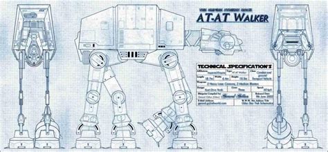 At At Blueprint Star Wars Vehicles Star Wars Love Star Wars