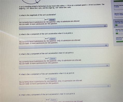 Solved A Car Is Traveling Around A Horizontal Circular