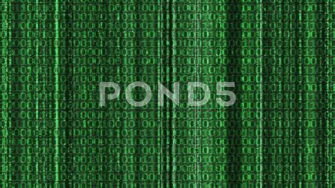 Green Binary Code Stock Footage By Artshock Binary Code Coding Binary
