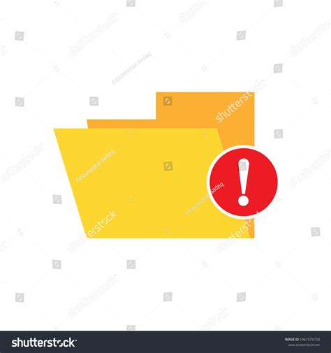 Color Folder Icon Design Vector Stock Vector Royalty Free 1961076703 Shutterstock