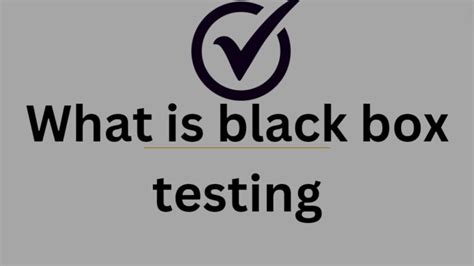 What Is Black Box Testing Software Testing Pro