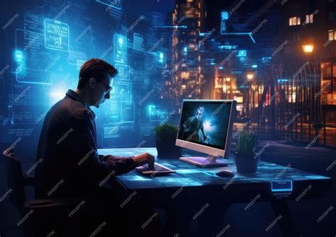 Premium Ai Image A Depiction Of Aipowered Cyber Forensic Tools Investigating A Cybercrime