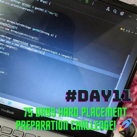 Manish Kumar On Linkedin 📢 Day 11 Of The 75 Days Hard Placement