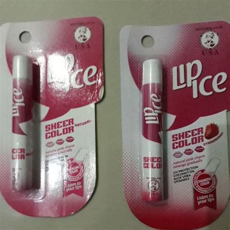 Lip Ice Sheer Color Shopee Malaysia