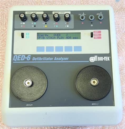 Bio Tek Qed 6m Defibrillator Tester Robin Medical Ltd