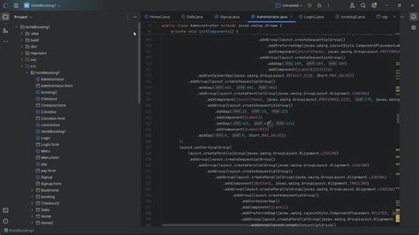 Softwaredevelopment Java Mysql Intellijidea Hotelbookingsystem