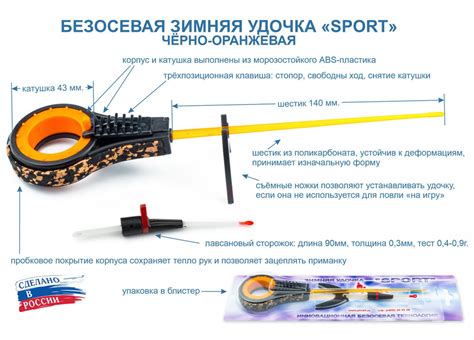 Удочка зимняя Пирс Зимняя безосевая удочка SPORT купить c доставкой на ...