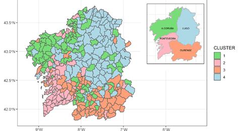Cluster Distribution Map Download Scientific Diagram