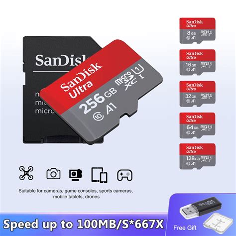 Memory Card Reader 8GB 16GB 32GB 64GB 128GB TF SD Card Micro For Cellphone CCTVReal Capacity