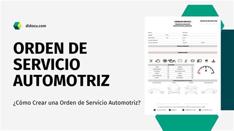Como Hacer Una Orden De Trabajo Para Taller Mecánico Didocu