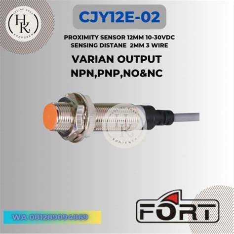Promo Ximity Switch Sensor Logambesi 12mm Cjy12e 02 Fort Diskon 23 Di