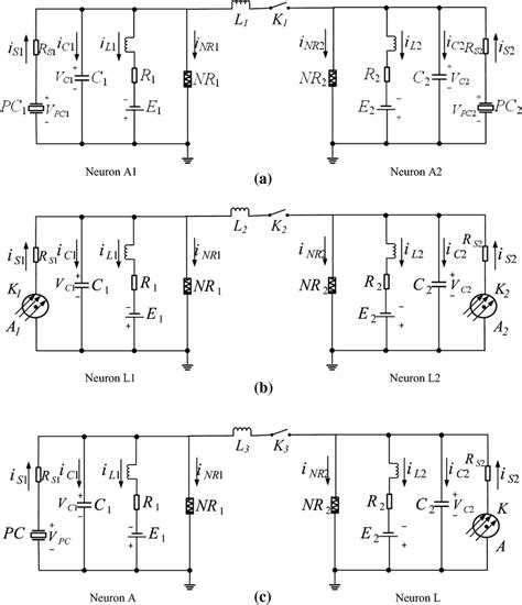 Schematic Diagram Of Induction Coil Coupled Neurons A Coupling Of Two