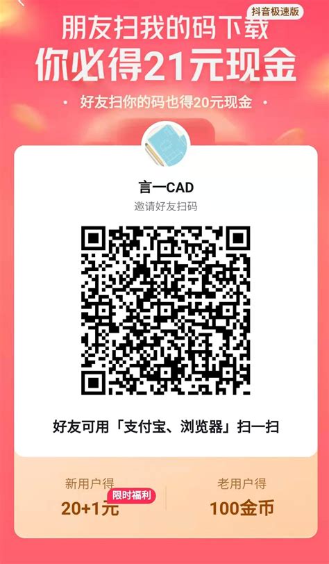 抖音极速版发红包啦