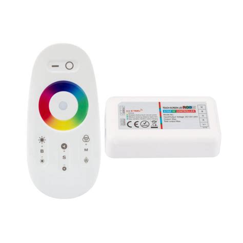 12 24v Rgb Led Tactile Controller Rf Remote Control Dimmer Ledkia