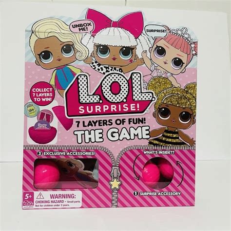Toys Lol Surprise Doll 7 Layers Of Fun Board Game Limited Release