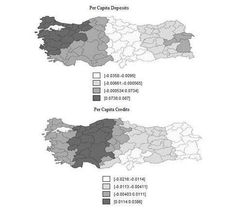 Spatial Variability Of Coefficient Estimates From Gwr Download
