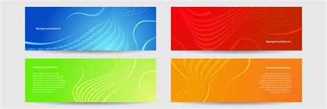 다채로운 배너 템플릿의 컬렉션입니다 추상 웹 배너 디자인 헤더 방문 페이지 웹 디자인 요소 추상 수평 웹 배너 디자인 템플릿 배경 0명에 대한 스톡 벡터 아트 및 기타