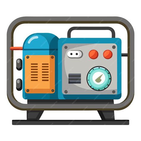 Dynamic Vector Design Of A Power Generator Premium Ai Generated Vector