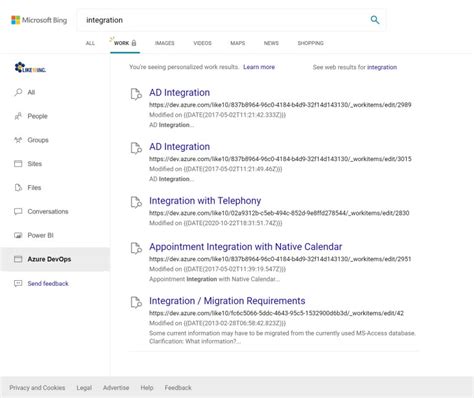 Integrate Azure Devops Work Items Into Your Work Search Results