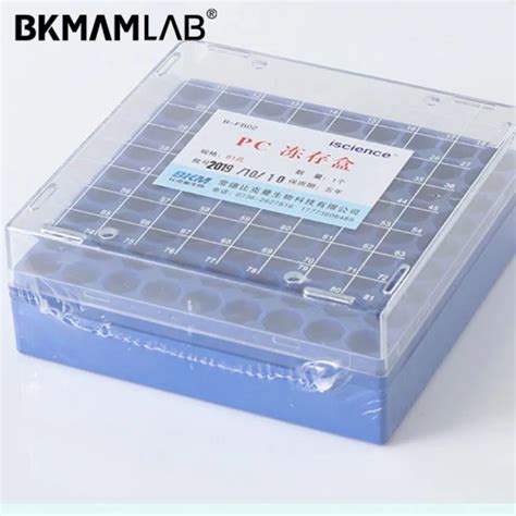 Laboratory Storage Box Durable Use Freezer Boxes Well Well Well Plastic Cryo Boxes