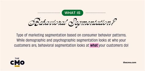 Behavioural Segmentation Types And How To Use Them