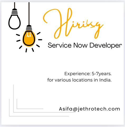 Asifa Jethro On Linkedin Servicenow Servicenowdeveloper It