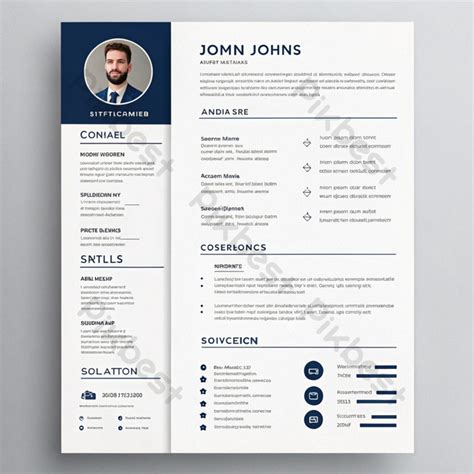 Modern Edge Professional And Clean Cv Template For Job Seekers