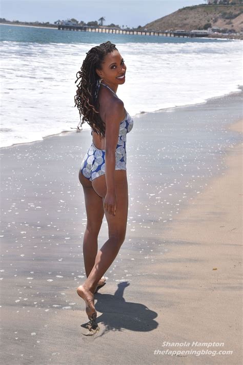 Shanola Hampton Poses In A Bikini On The Beach In Malibu 12 Photos TheFappening