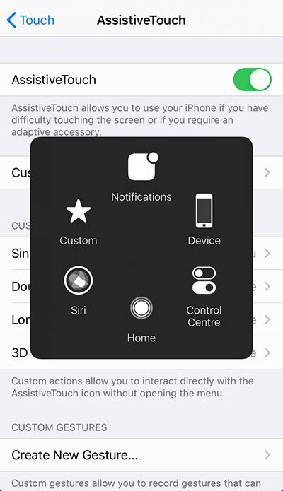 How To Use An On Screen Menu Button To Control Your Device In Ios 14 For Iphone Ipad And Ipod