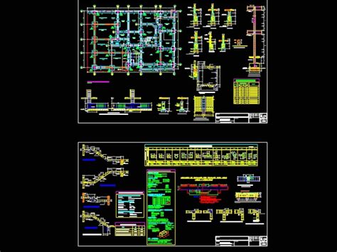 Edificio 6 Pisos En Dwg 345 98 Kb Librería Cad