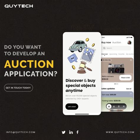 Quytech Mobile Apps Ai Ar Vr Blockchain Gaming On Linkedin Auction App