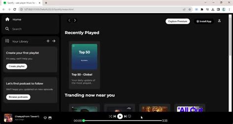 pallavi gaikwad on linkedin spotifyclone project frontend html