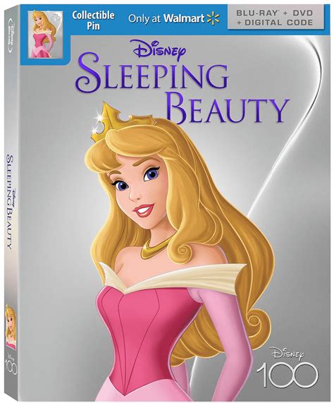 Sleeping Beauty Disney100 Edition Walmart Exclusive Blu Ray Dvd Digital Code