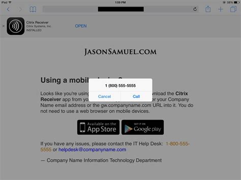 How To Force Users To Use The Citrix Receiver App On Mobile Devices Using Netscaler