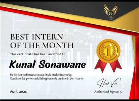 Kunal Sonawane On Linkedin Finprowealth Stockmarket Financeinternship Bestintern