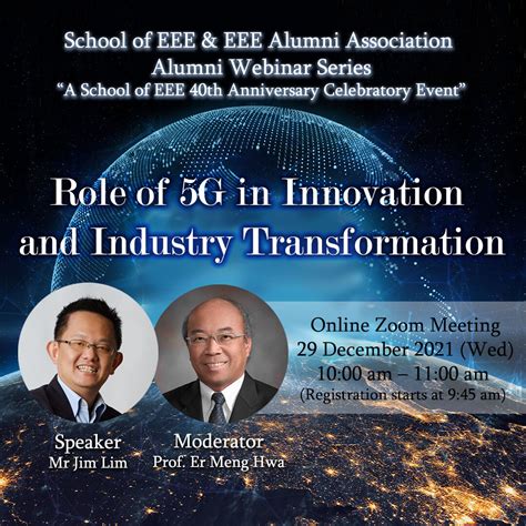 Ntu Eee Alumni Association On Linkedin Eeeaa 5g Webinar Ntusg