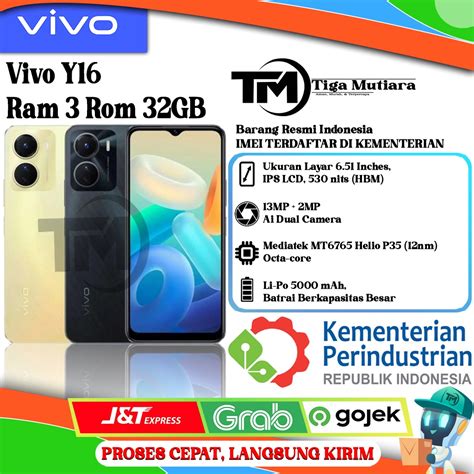 Jual Vivo Y Ram Rom Gb Gb Shopee Indonesia