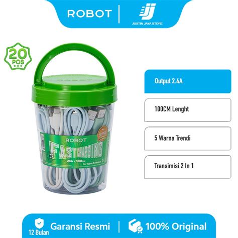 Jual Toples Pcs Robot Kabel Data Robot RBC S RBC II Kabel Data Type C A Cm