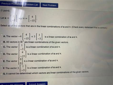 Solved Previous Problem Problem List Next Problem 1 Point